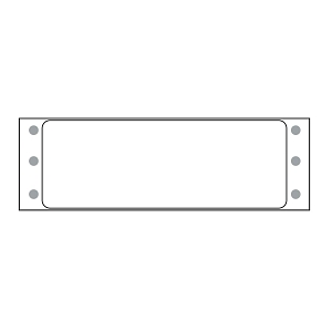 Centurion White Blank Pinfed Perforated Labels | Medline Industries, Inc.