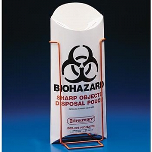 Bel-Art Biohazard Sharp Object Safety Pouches | Medline Industries, Inc.
