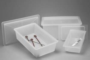 Bel-Art Polypropylene Instrument Tray with Cover | Medline Industries, Inc.