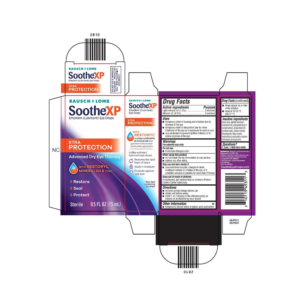 Soothe XP Emollient Eye Drops | Medline