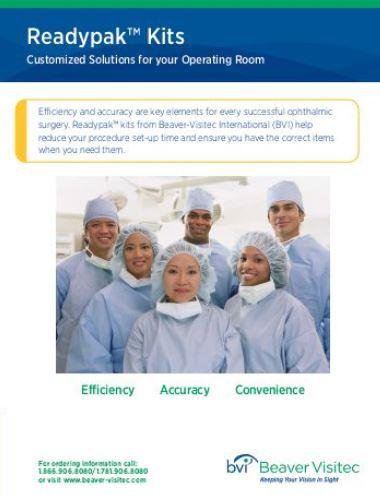 Beaver-Visitec Readypak Kits | Medline