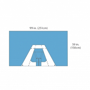 Cardinal Shoulder Drapes with Pouch | Medline Industries, Inc.