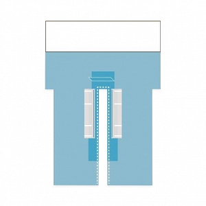 Cardiovascular Split Drape with Pouches | Medline
