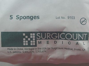 Disposable Lap Safety-Sponges by SurgiCount Medical | Medline ...
