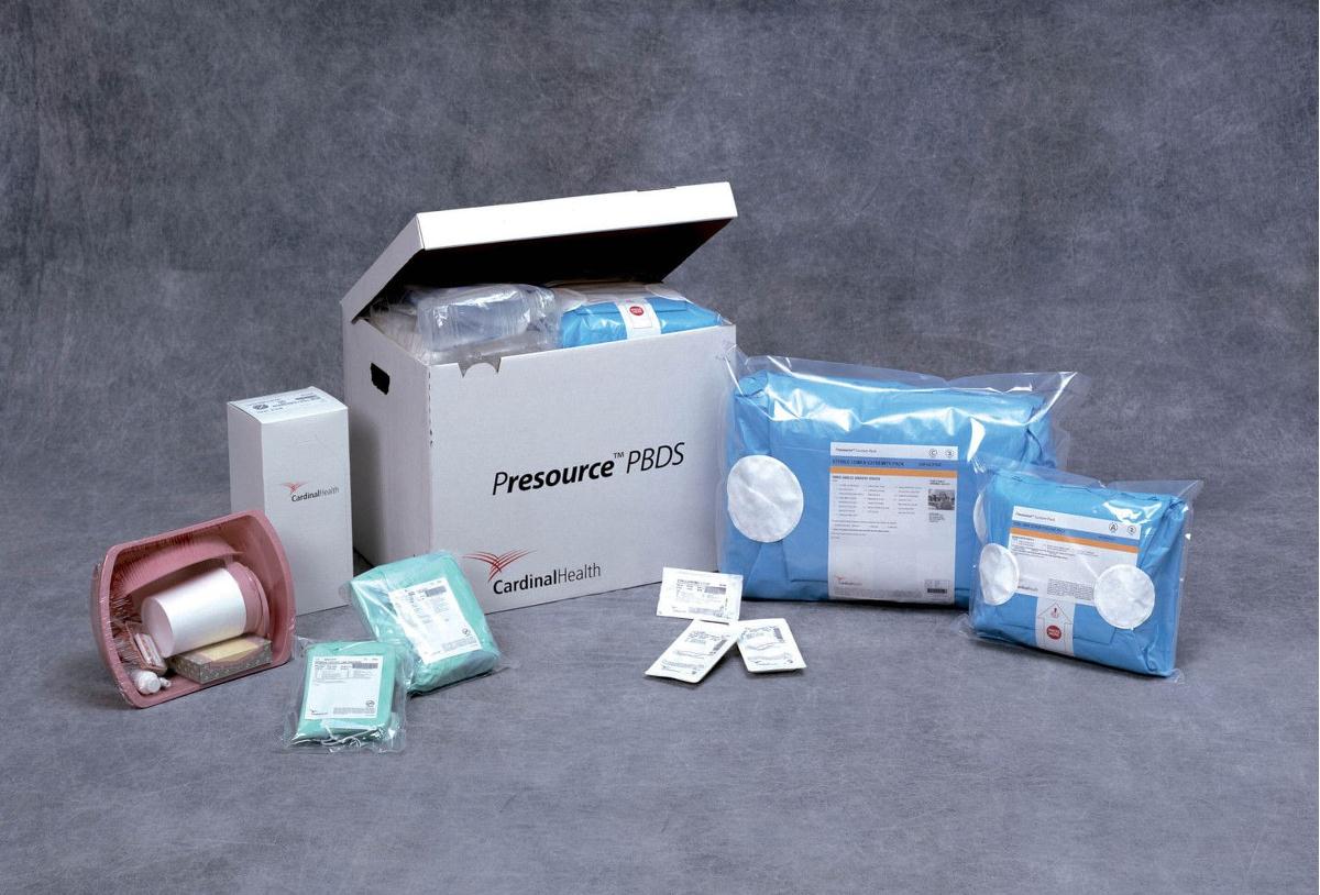 Cardinal Tube Chest Insertion Trays | Medline