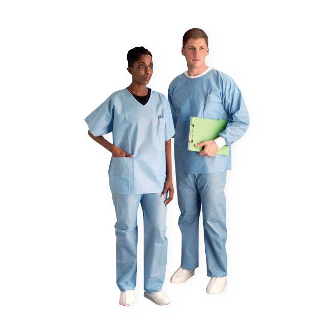 Cardinal Disposable Short-Sleeve Scrub Tops | Medline