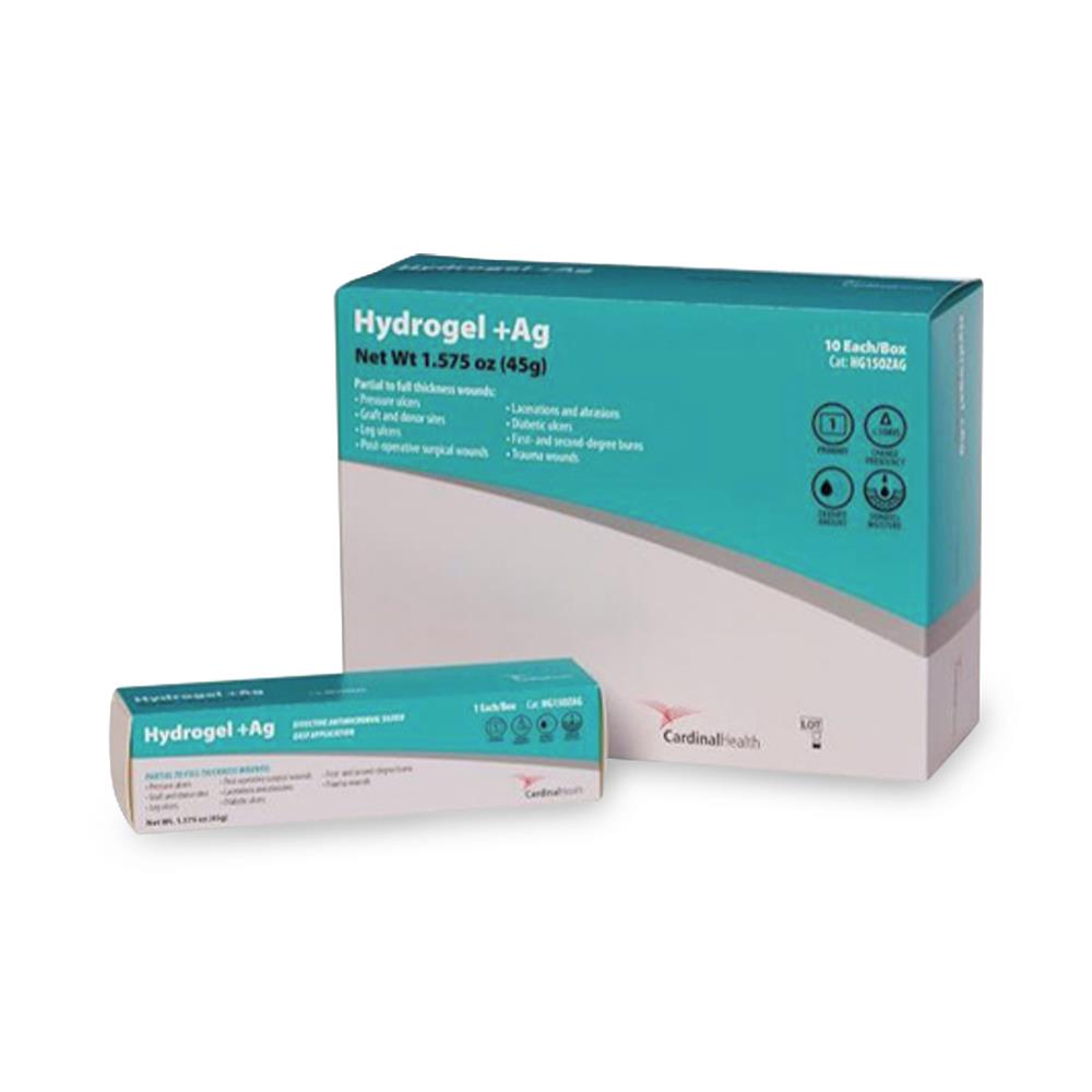 Cardinal Health Hydrogel +Ag Silver Antimicrobial Wound Gel | Medline