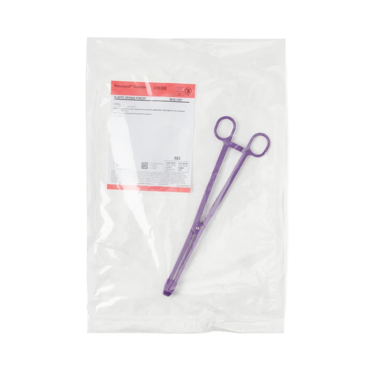 Cardinal Health Plastic Sponge Forceps | Medline