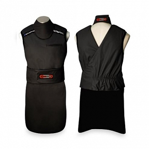 Frontal Velcro-Free Apron with Magnaguard Thyroid Collar | Medline ...