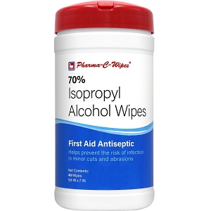 Pharma-C-Wipes 70% Isopropyl Alcohol Wipes by Kleen Test Products ...