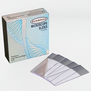 Premiere Enhanced Single Frosted Microscope Slides | Medline Industries ...