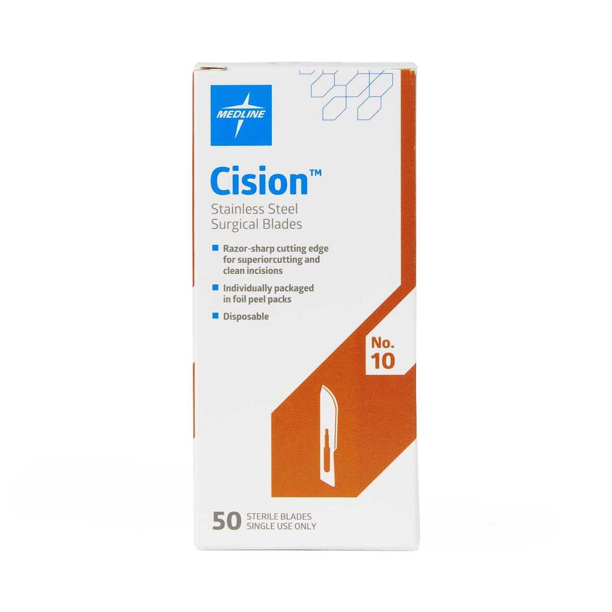 Cision Sterile Disposable Stainless-Steel Blades | Medline