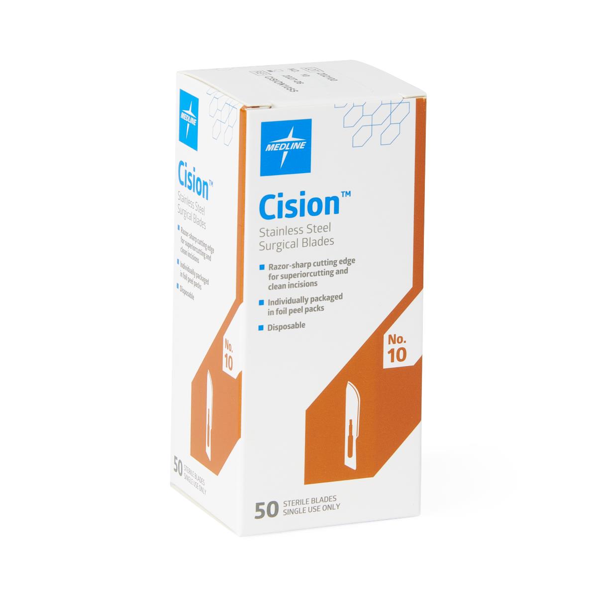 Cision Sterile Disposable Stainless-Steel Blades | Medline