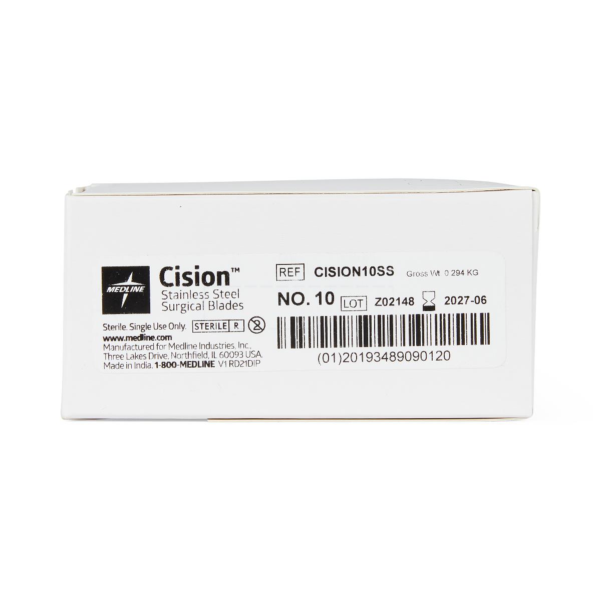 Cision Sterile Disposable Stainless-Steel Blades | Medline
