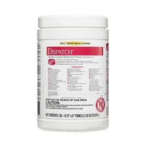 Dispatch Disinfectant Towels with Bleach | Medline Industries, Inc.