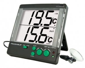 Traceable Big-Digit 4-Alert Alarm Thermometer | Medline Industries, Inc.