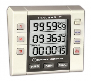 Traceable Three-Channel Alarm Timer | Medline
