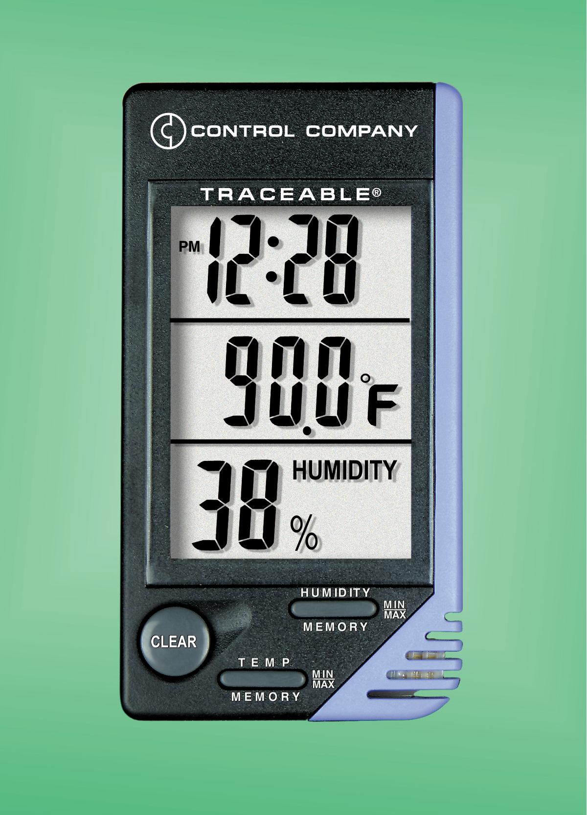Traceable Thermometer/Clock/Humidity Monitor | Medline