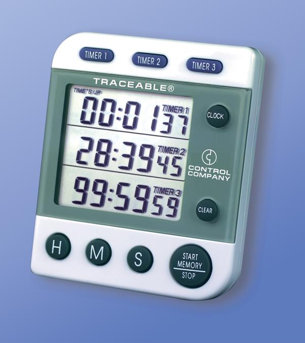 Traceable Three-Line Alarm Timer | Medline