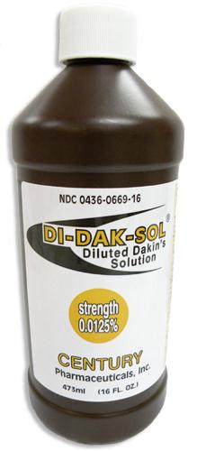 Di-Dak-Sol Diluted Dakin Solution | Medline