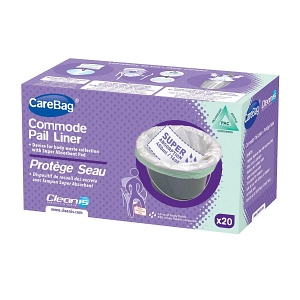 Cleanis CareBag Commode Liner with Super Absorbent Pad | Medline ...