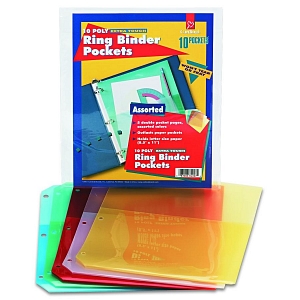 Ring Binder Poly Pockets | Medline Industries, Inc.