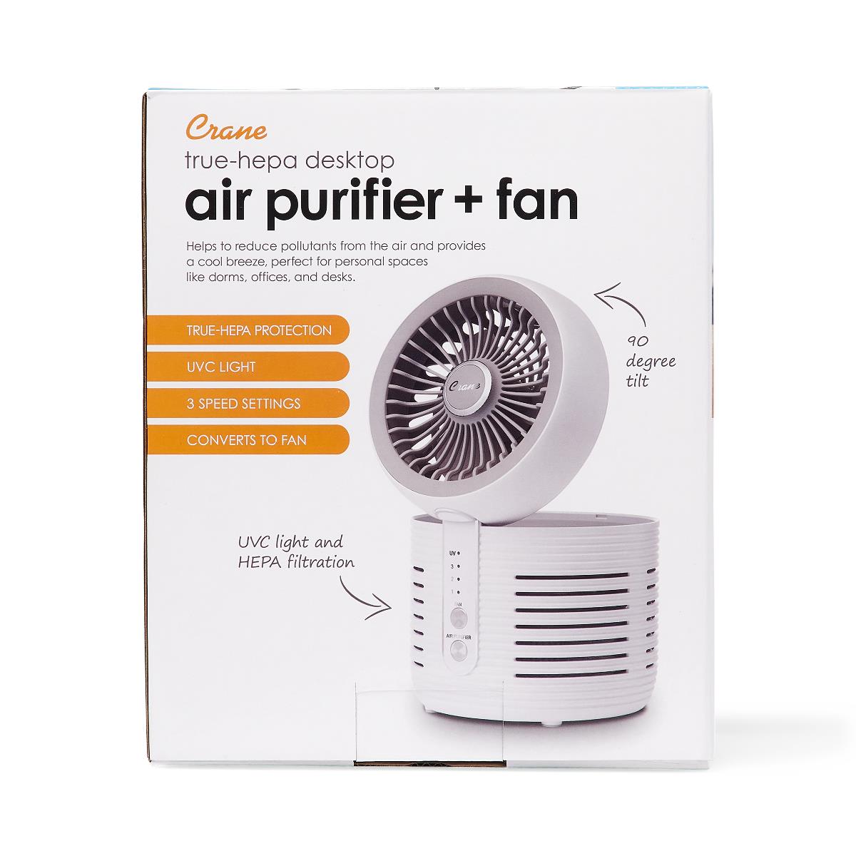 2-in-1 Desktop Air Purifiers and Fans | Medline