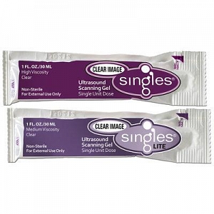 Clear Image Singles Ultrasound Scanning Gel | Medline