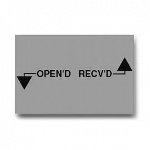 Centurion Opened / Received Gun Labels | Medline Industries, Inc.