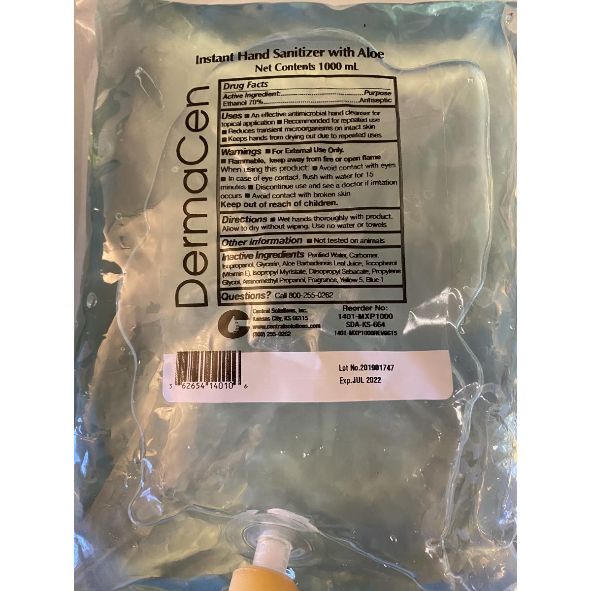 Instant Hand Sanitizer with Aloe Vera | Medline