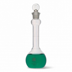 Kimble ClassA Mix Bulb Style Wide-Mouth Flask with Taper Stopper ...
