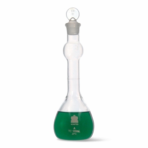 Kimble Cls A Mixing Bulb Style WM HW Flask w/Taper Stopper | Medline ...