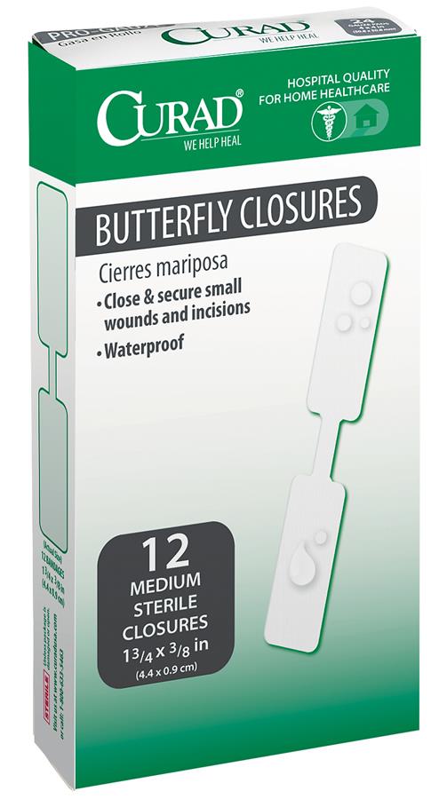 CURAD Waterproof Butterfly Bandages | Medline