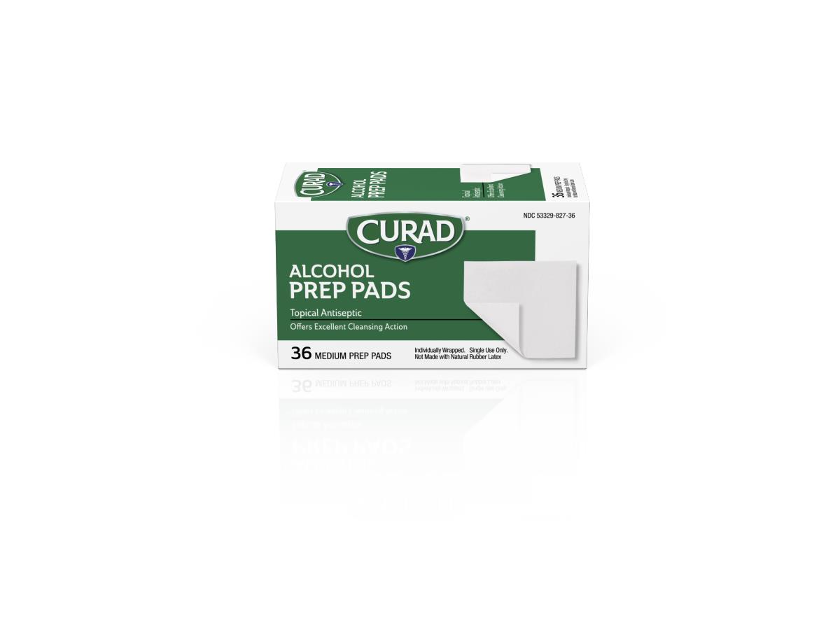 CURAD Medium 2-Ply Sterile Alcohol Prep Pads | Medline