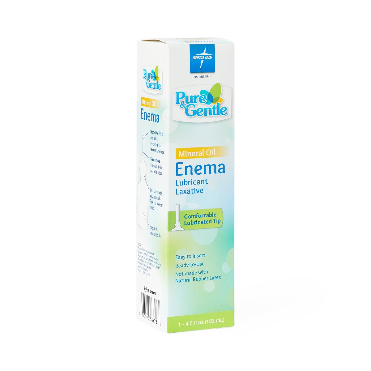 Pure + Gentle Mineral Oil Laxative Enemas | Medline