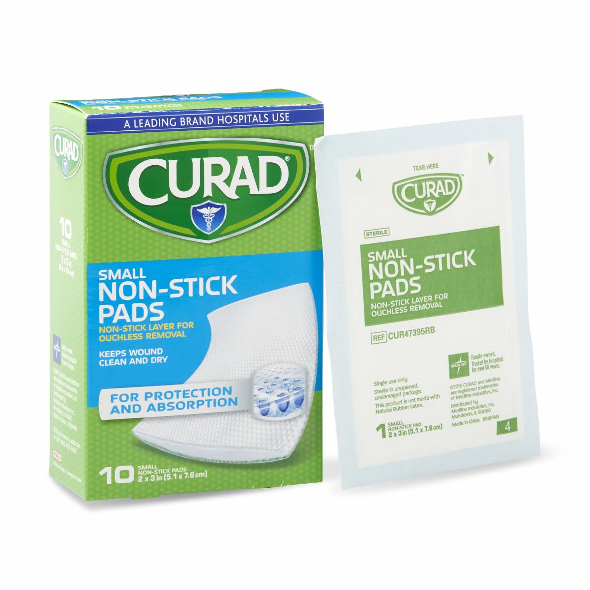 CURAD Sterile Nonstick Pads | Medline