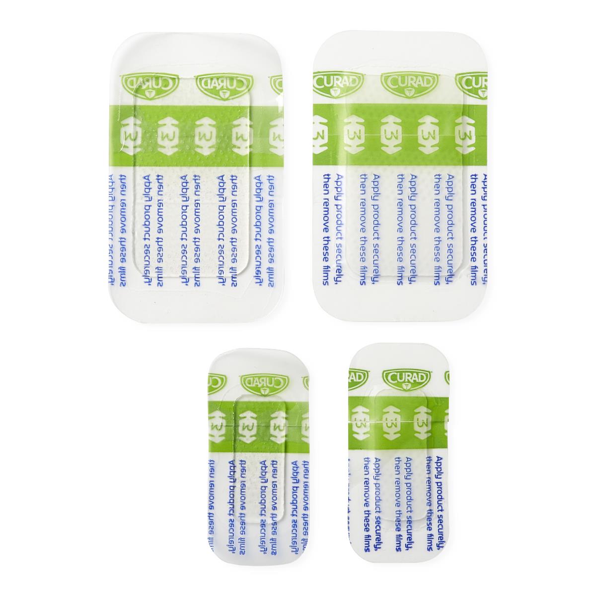 CURAD Soothe and Cool Clear Waterproof Hydrogel Bandages | Medline