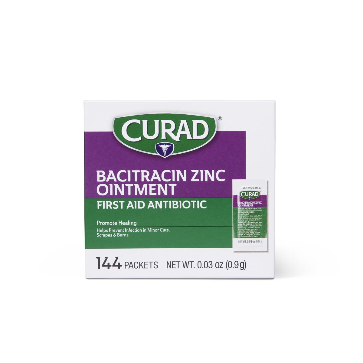 CURAD Bacitracin Antibiotic Ointments with Zinc | Medline