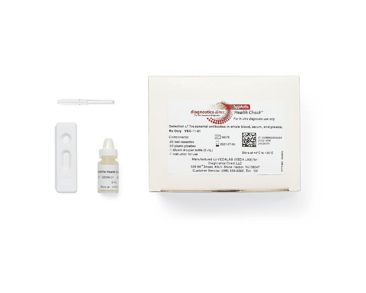 Diagnostics Direct Syphilis Health Check Test Kit | Medline