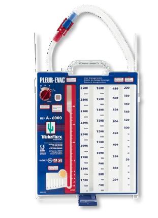 Pleur-evac A-6000 Series Chest Drains with Dry Suction | Medline