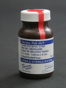 Derma Pak-Its Gauze Packing Strips with Strip Delivery System | Medline ...