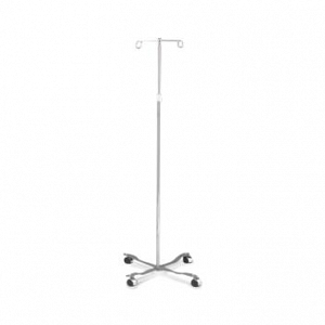 Mobile IV Pole with 2 Hooks | Medline Industries, Inc.