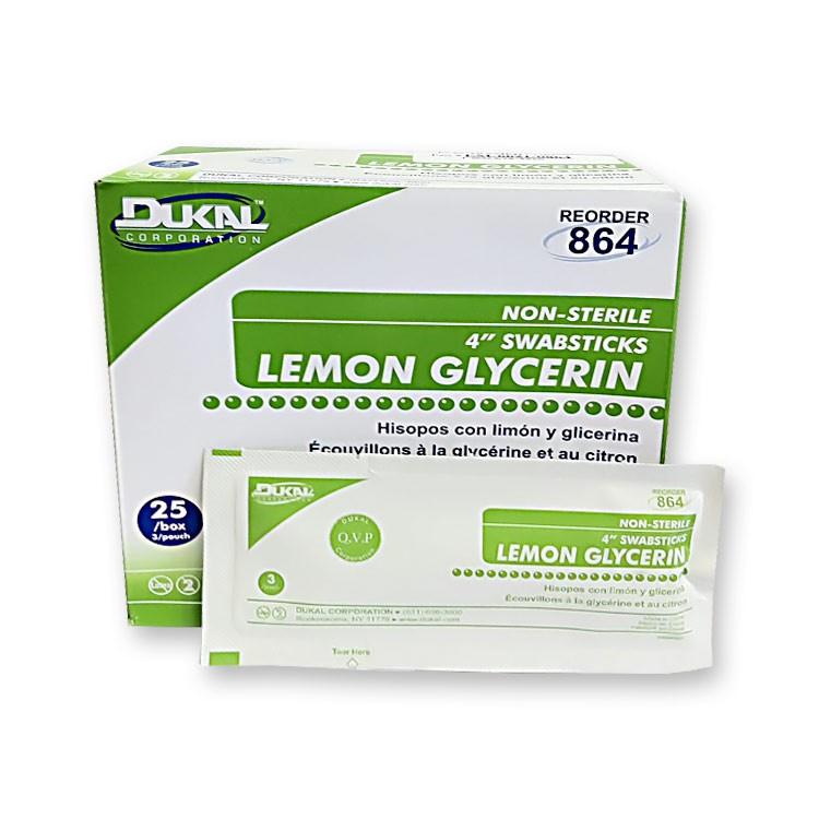 Lemon Glycerin Swabsticks | Medline