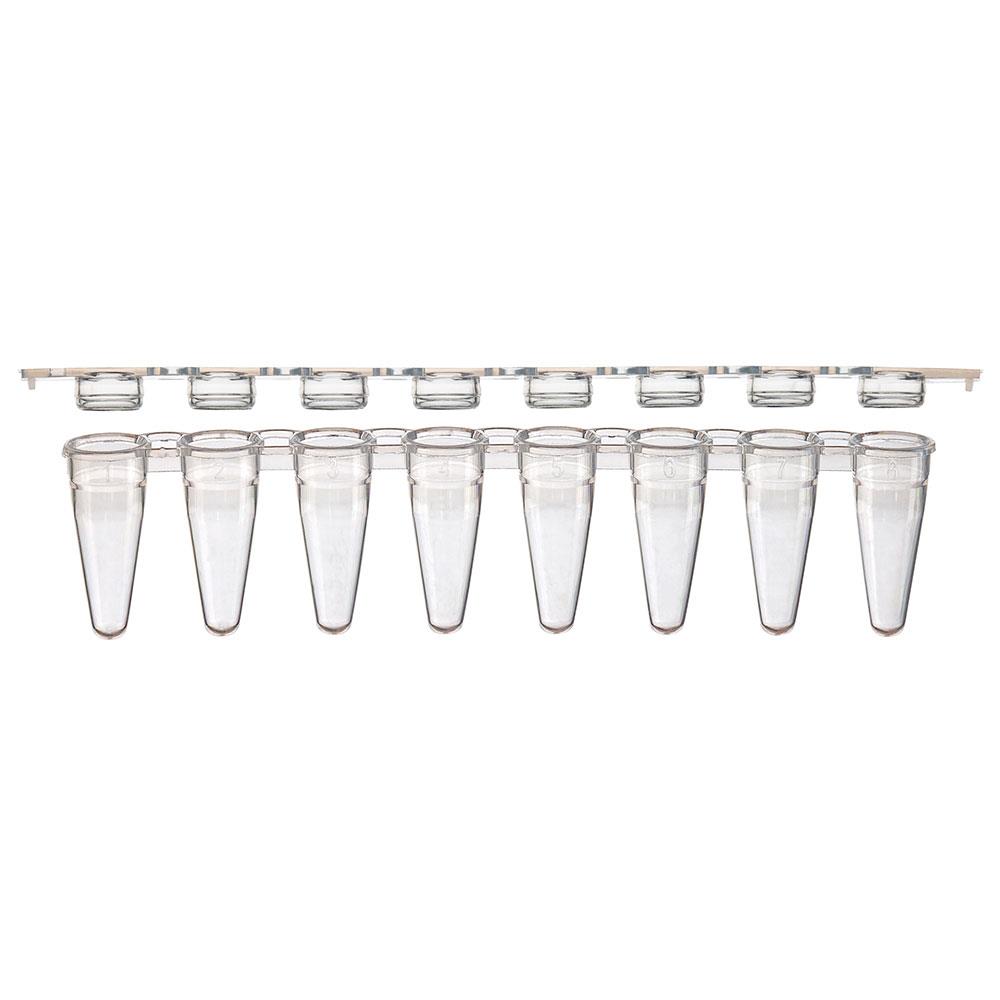 Low-Profile PCR Tube Strips with Separate Flat Caps | Medline