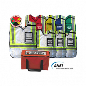 Disaster Management Systems Field Incident Command Vest Kits | Medline