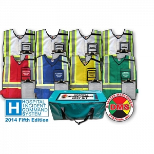 8 Position HICS 2014 Command Vest Kit for Small Hospitals | Medline