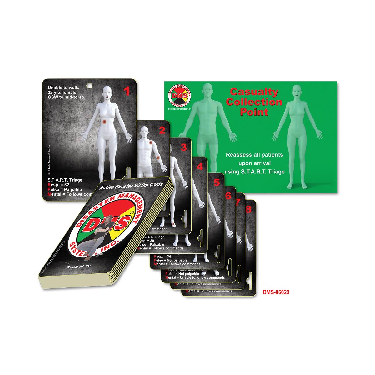 DMS Active Shooter Victim Cards | Medline