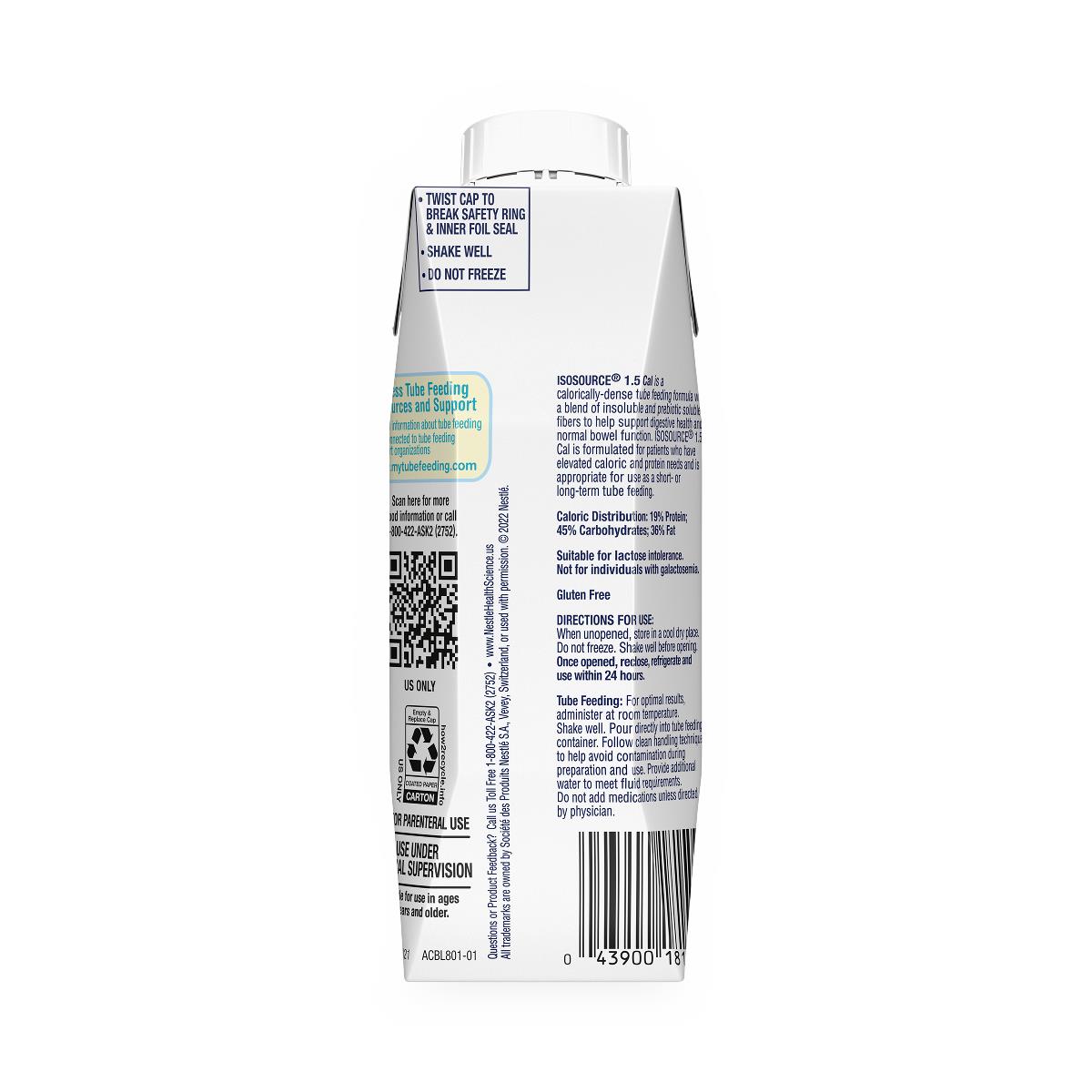 Isosource 1.5 Cal Nutrition Supplement | Medline