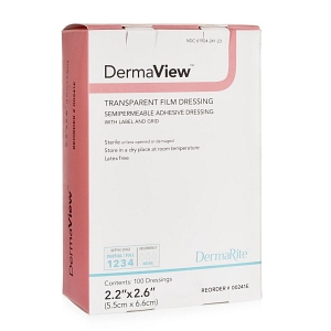 DermaView Transparent Semipermeable Film Dressings | Medline Industries ...