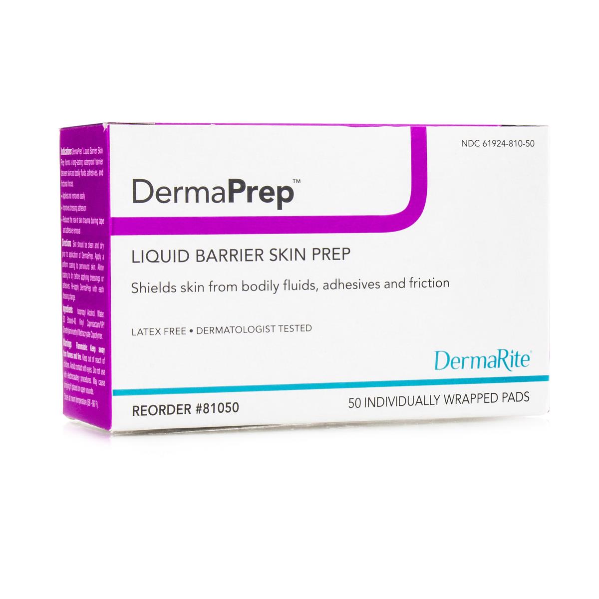 DermaPrep Liquid Barrier Skin Prep Pads | Medline